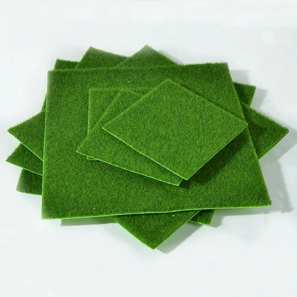 1-St-ck-Kunstrasen-matte-Gr-nland-Moos-Rasen-Rasen-Teppich-Teppich-faux ...