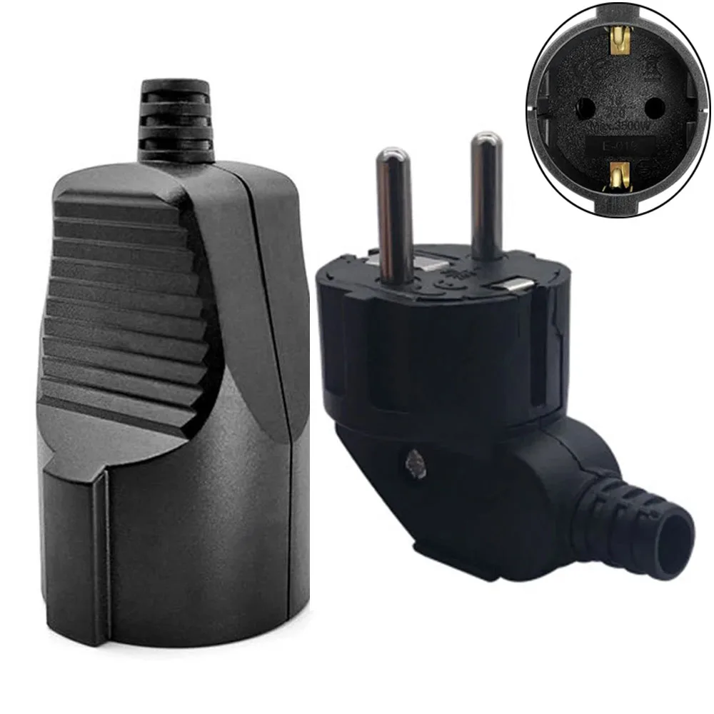 Cable-de-alimentaci-n-Schuko-blanco-y-negro-Conector-de-recept-culo-de ...