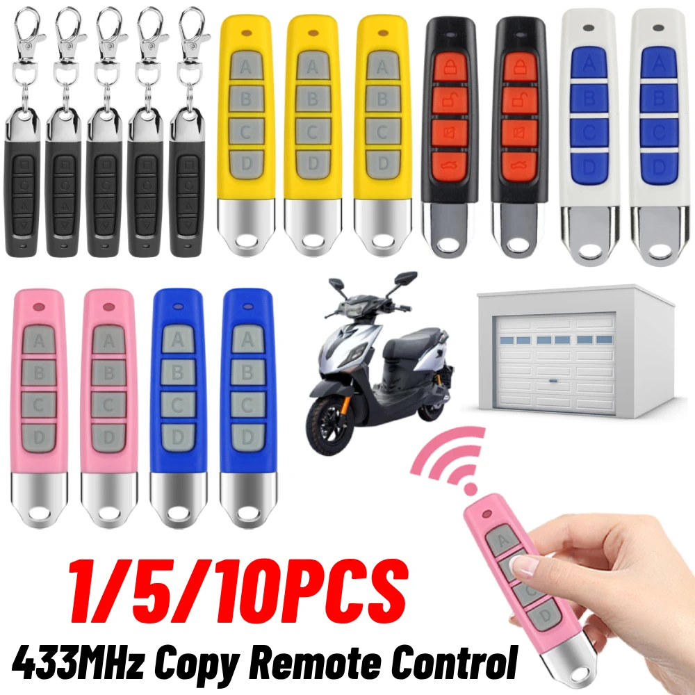 10-5-1pcs-433MHz-Wireless-Remote-Control-Electric-Garage-Gate-Door ...
