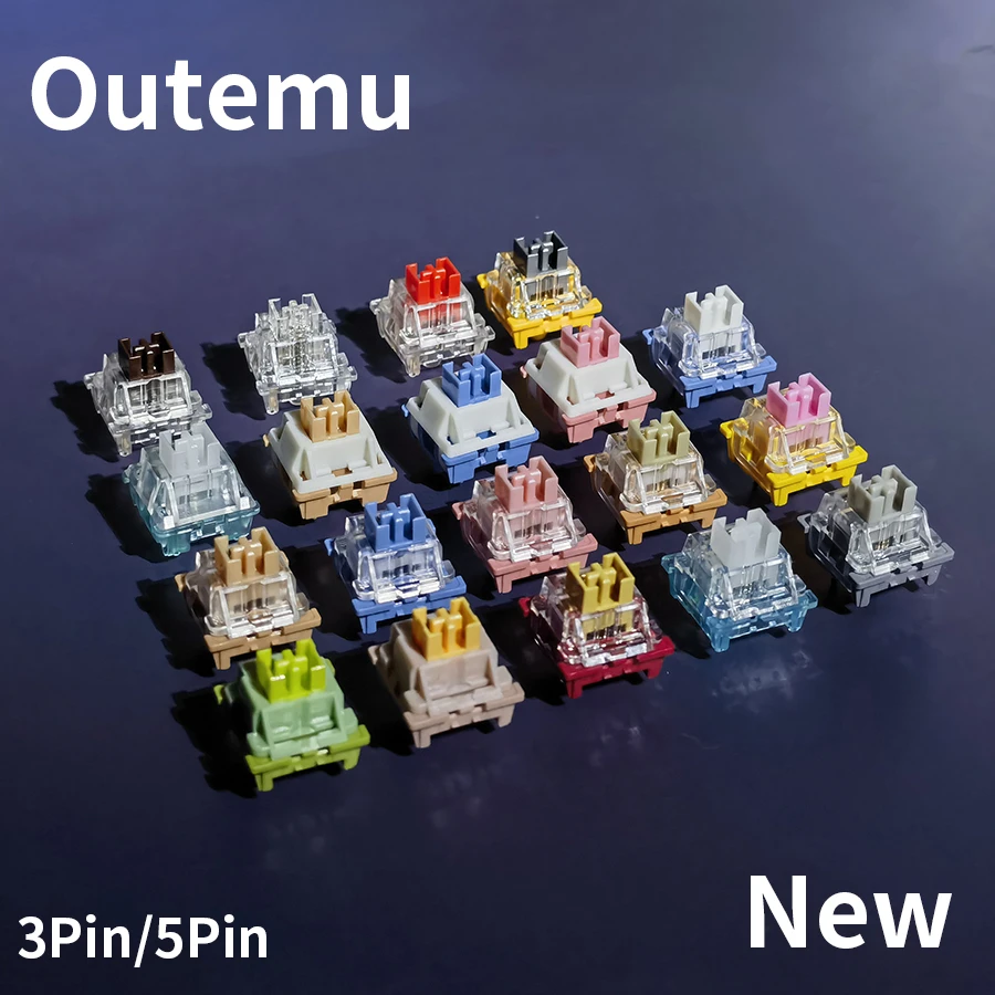 Outemu Switches Mechanical Keyboard Switch 3pin Silent Clicky Linear ...