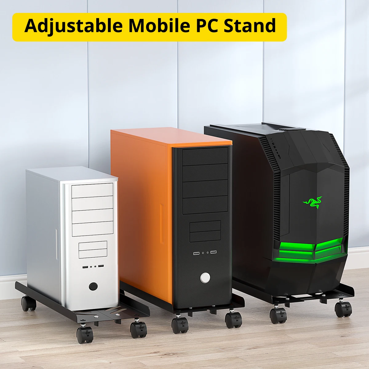 Mobile-PC-Stand-Width-Adjustable-Strong-Durable-Thick-Metal-Computer ...