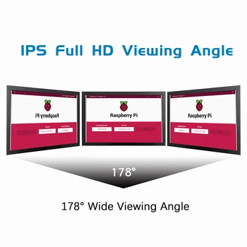 라즈베리 파이 7 인치 비터치 스크린 IPS 1024x600 HD LCD HDMI 디스플레이, RPI 4B 3B + 3B PC ...