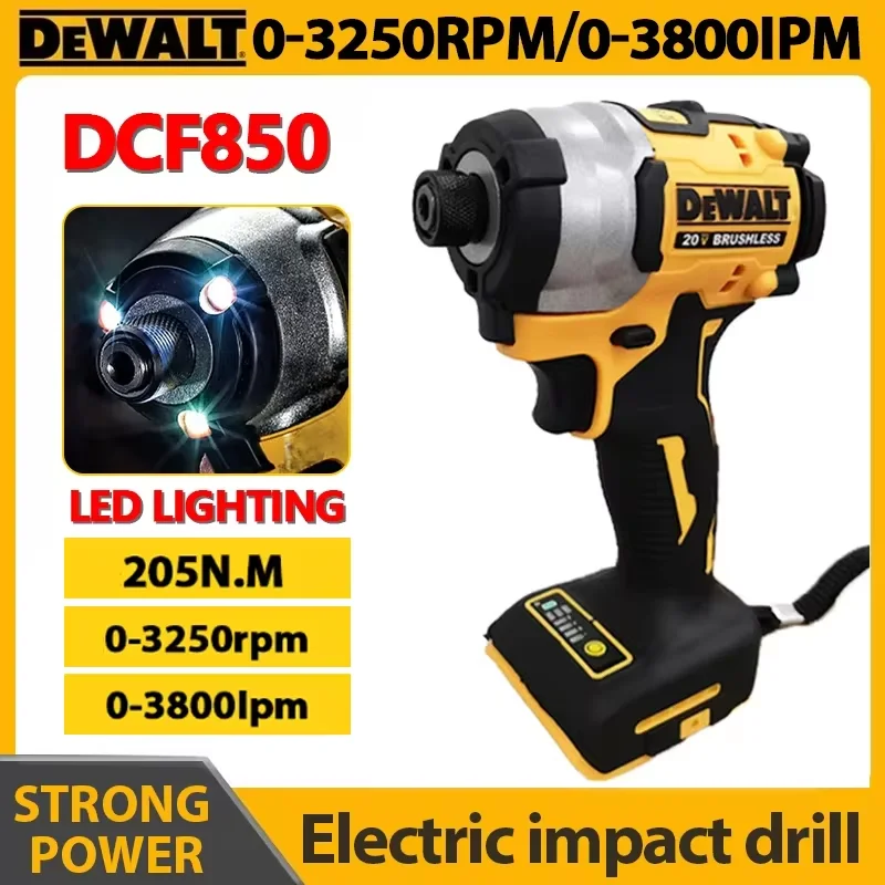 DEWALT-DCF850-Impact-Driver-Electric-Driver-20V-Lithium-Battery ...