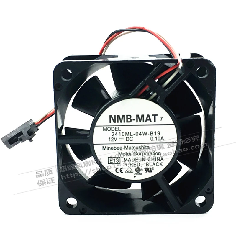 Original for NMB 2410ML-04W-B19 12V 0.10A 6CM 6025 computer case power ...