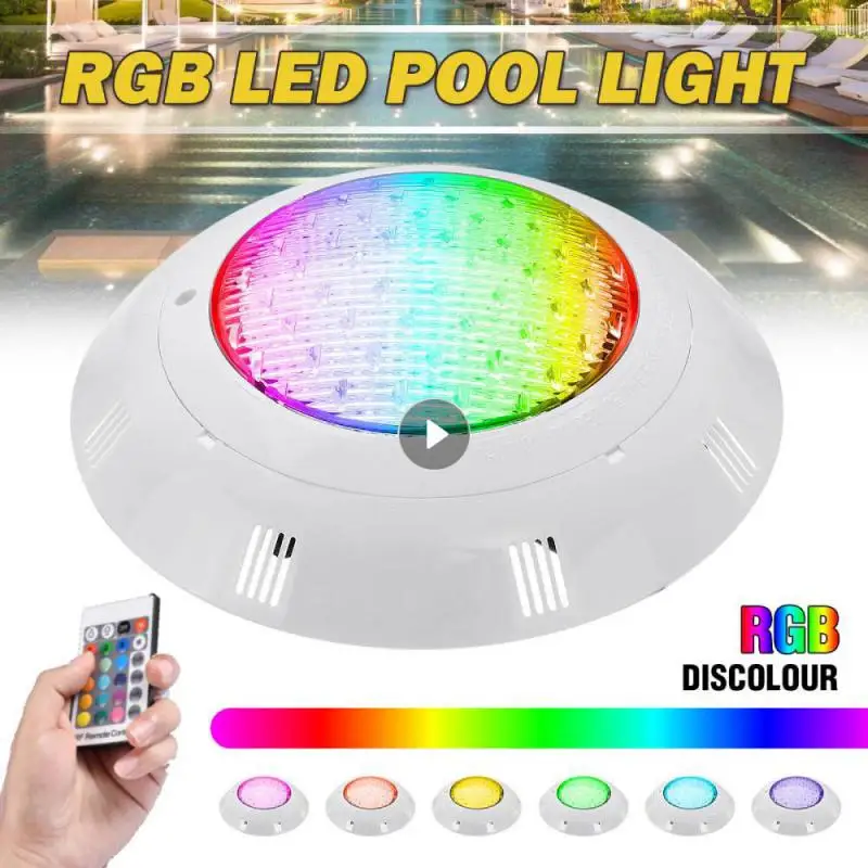 38W-Swimming-Pool-Light-Wall-Mounted-LED-Underwater-Seven-Color ...