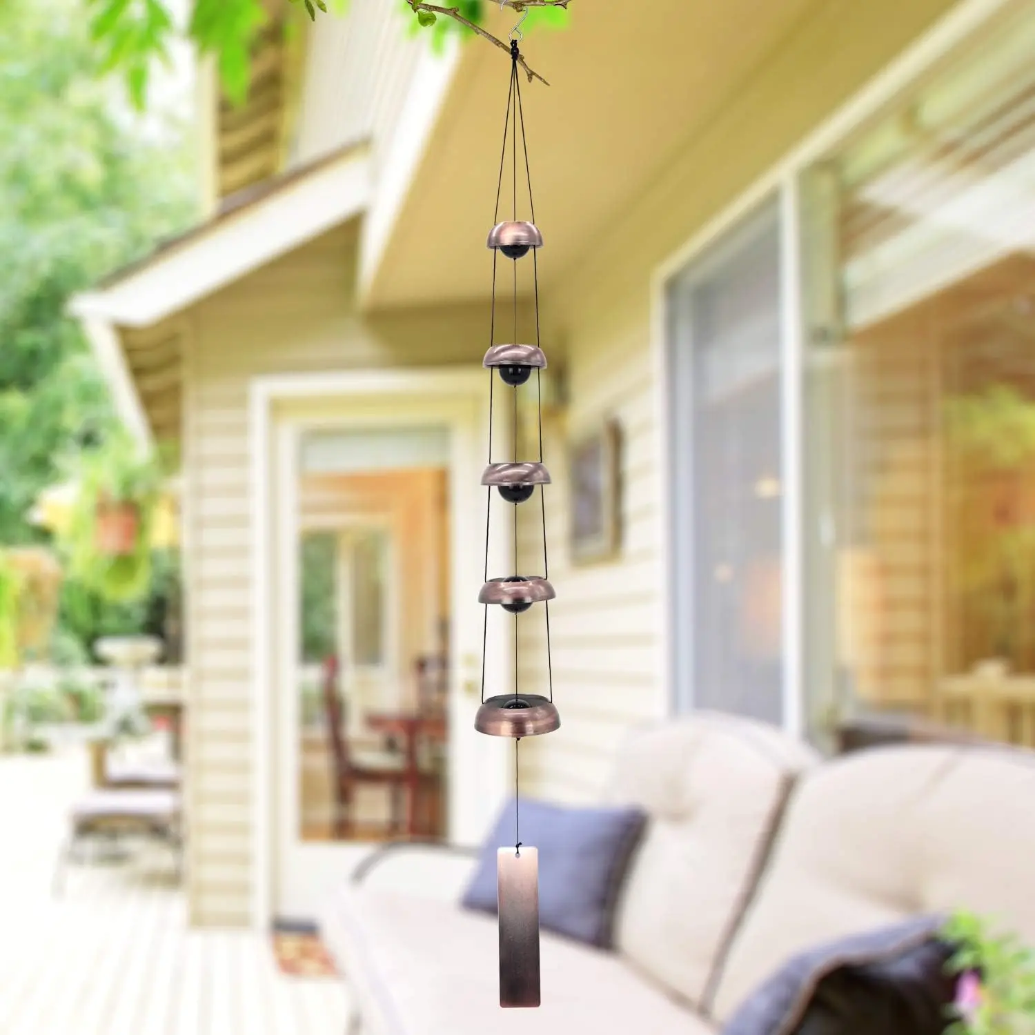 Bell-Wind-Chimes-Temple-Wind-Bell-Red-Copper-Wind-Chimes-with-5-Bells ...