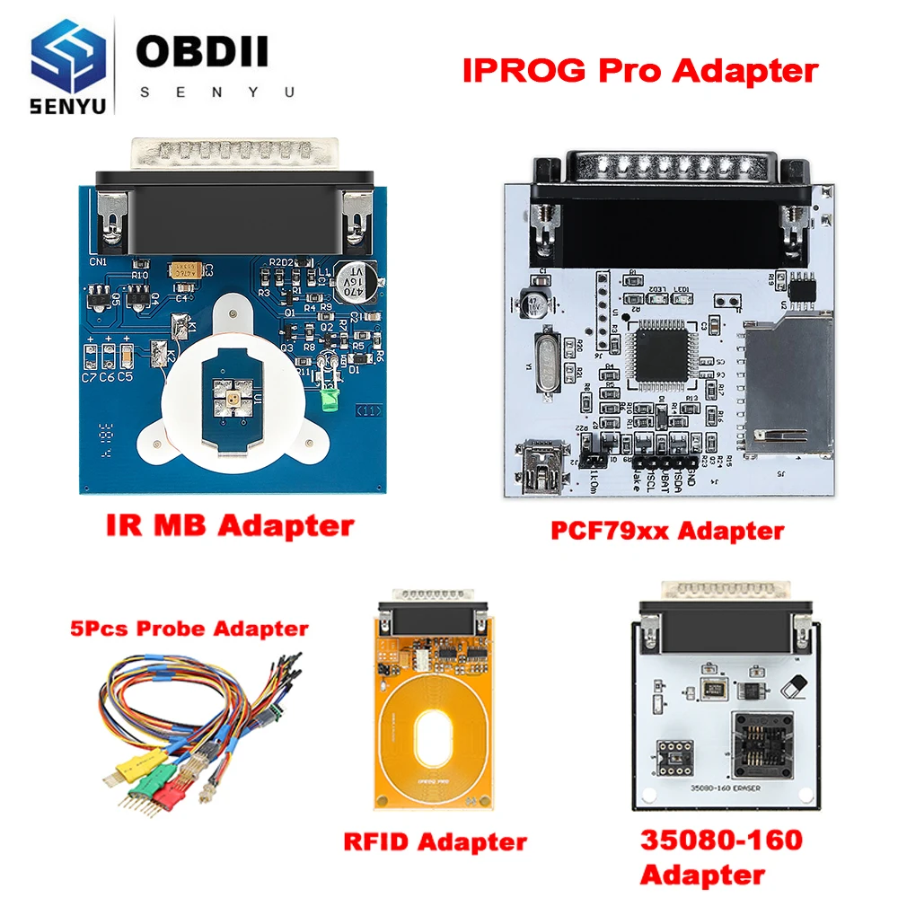 IPROG-Pro-V87-IR-MB-PCF79XX-RFID-35080-160-Adapter-ECU-Key-Programmer ...