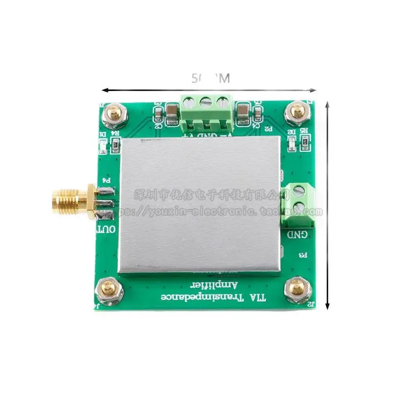 TLC2201 transimpedance amplifier module, low current measurement module ...