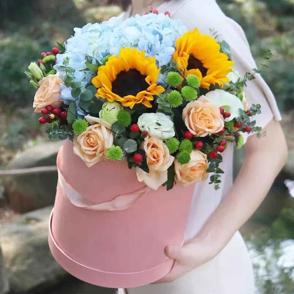 3Pcs-Set-Round-Floral-Boxes-Flower-Packaging-Paper-Gift-Storage-Box ...