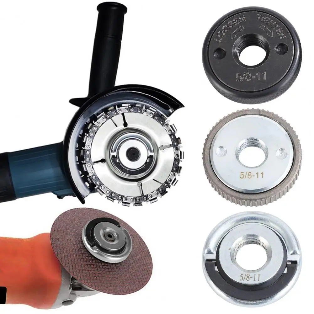 Angle Grinder Flange Locking Nut 5/8-11 Threaded Quick Change Tool Self ...