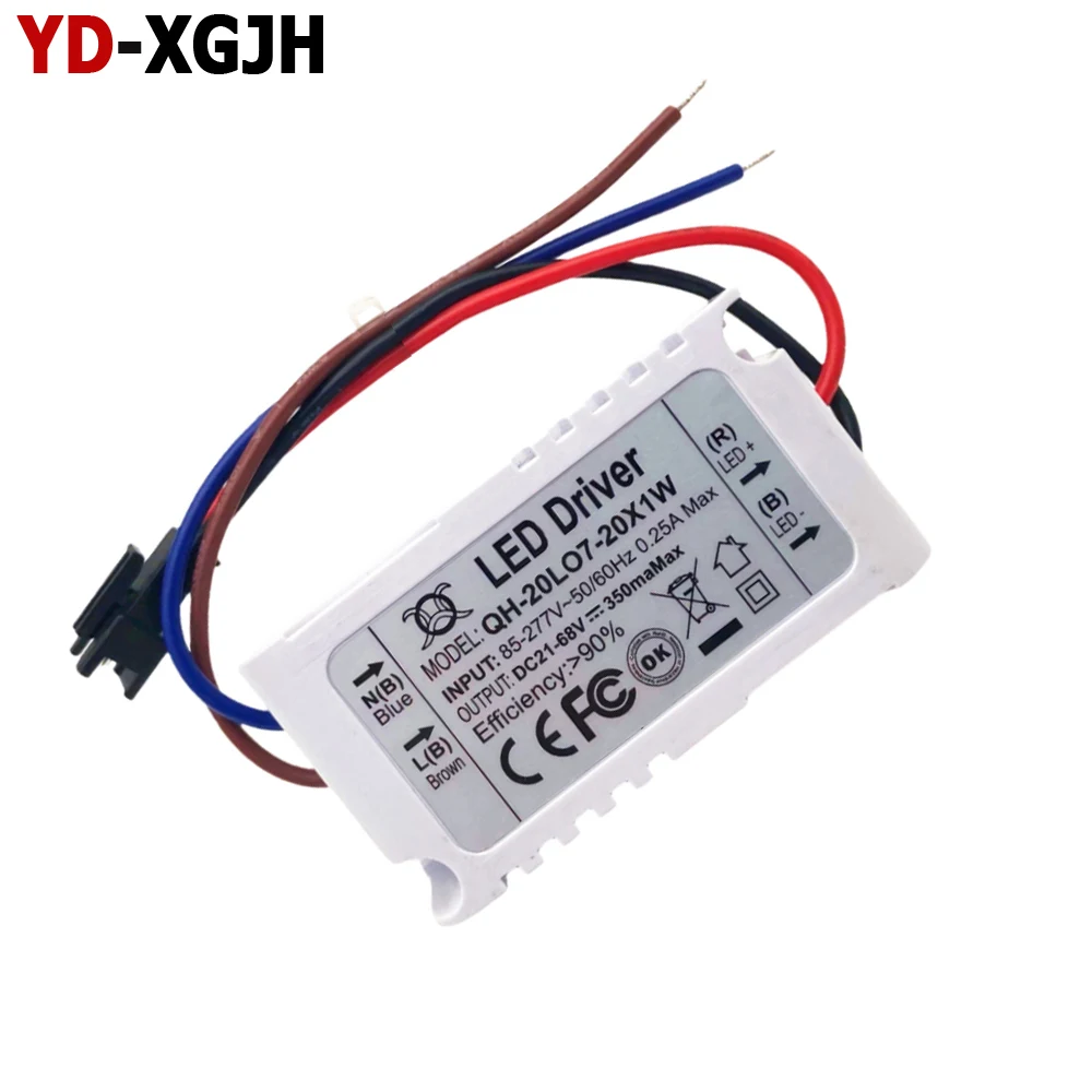 No-Flicker-LED-Driver-Lighting-Transformers-Power-Supply-for-1W-3W-5W ...