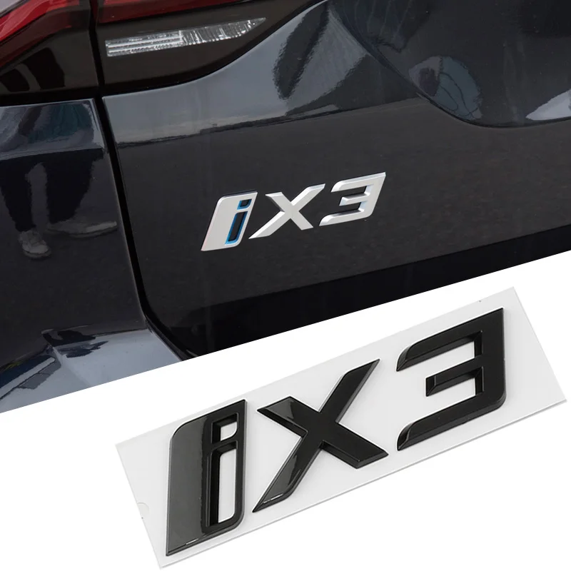 NEW-iX3-Car-Rear-Trunk-Letters-Logo-Badge-Emblem-Decals-Sticker-For-BMW ...