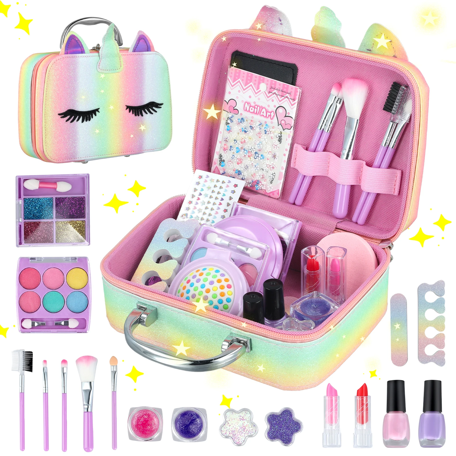 Pretend-Play-Makeup-Toys-for-Girls-Fake-Make-Up-Kits-Bag-Toddler ...