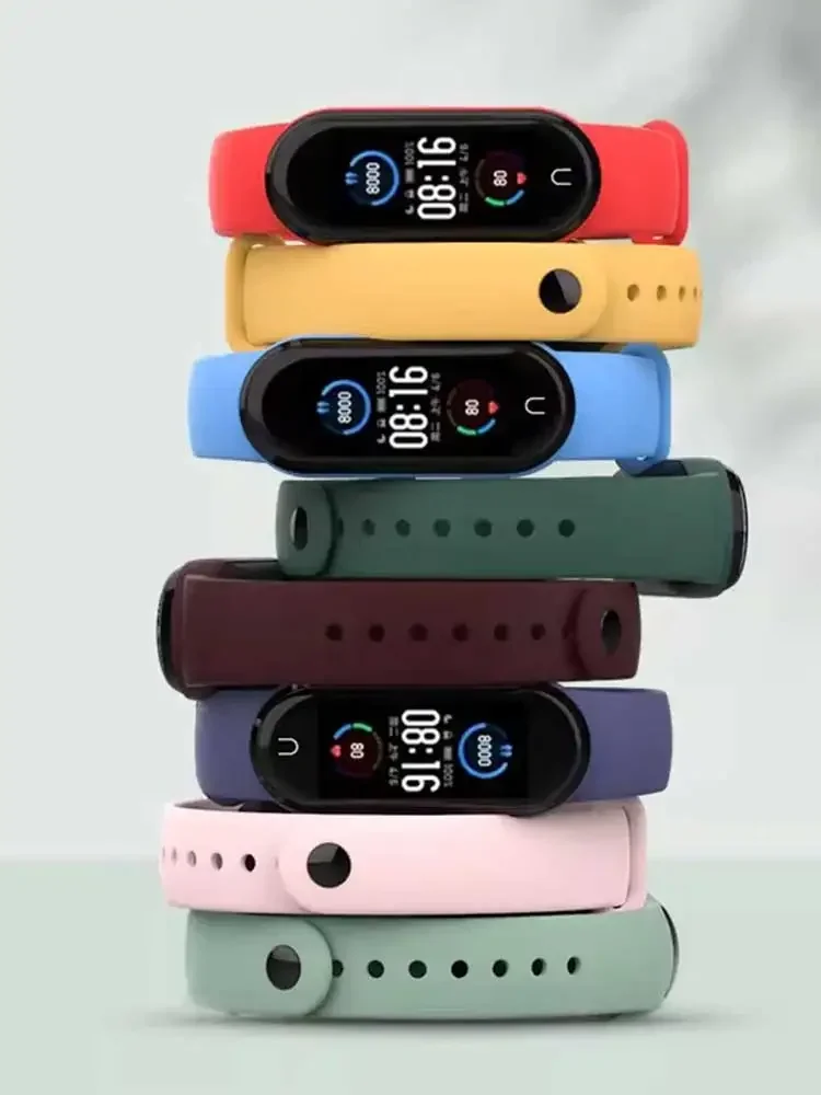 Replacement Bracelet for Xiaomi Mi Band 3 4 5 6 7 Strap Silicone Wrist ...