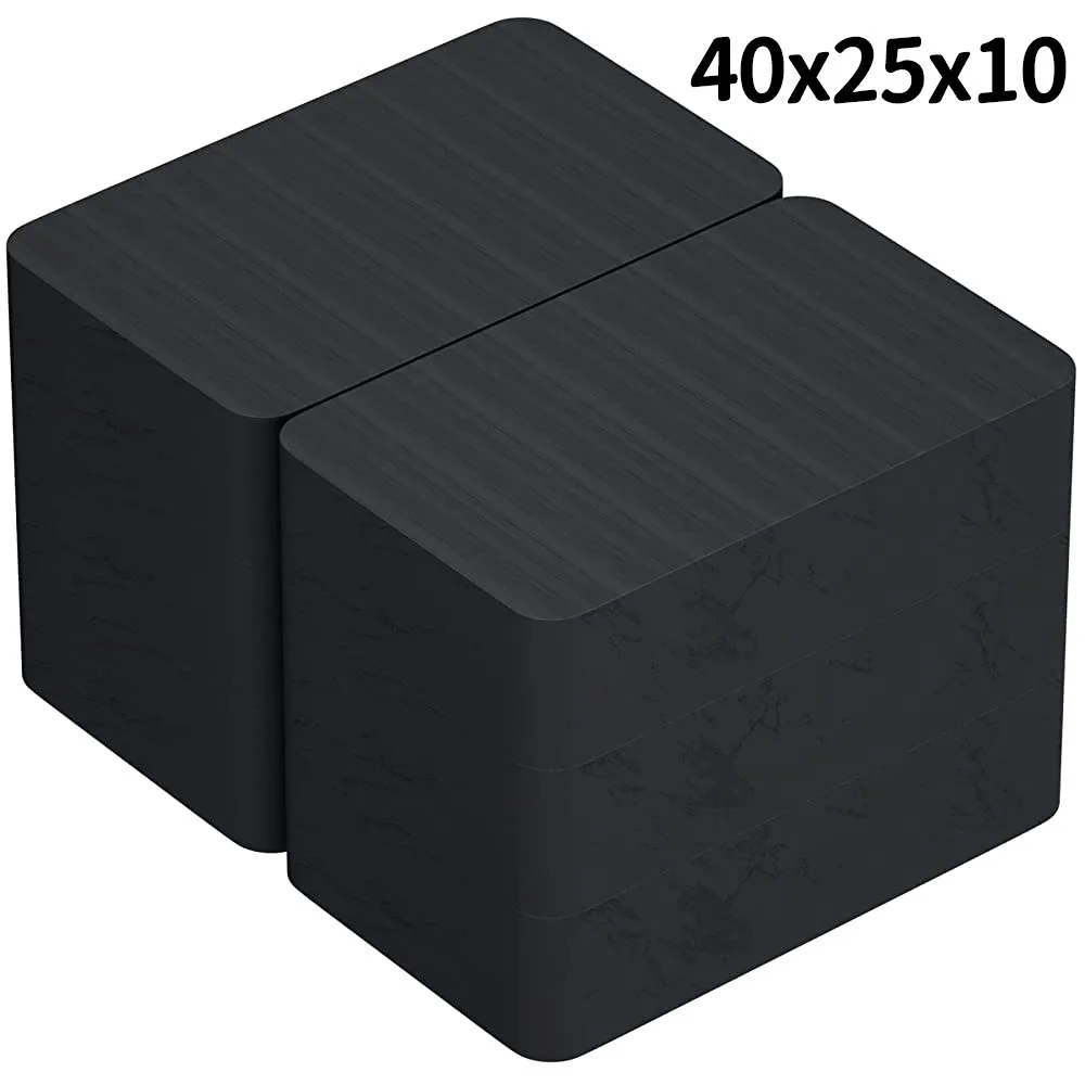2-6pcs-40x25x10mm-Y30-Ferrite-Magnet-Rectangle-Black-Strong-Magnetic ...