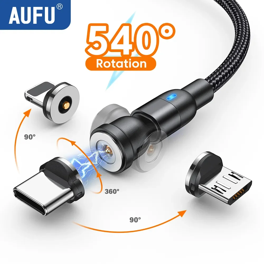 AUFU-Cable-magn-tico-de-3M-cargador-magn-tico-giratorio-540-Cable-Micro-USB-tipo-C.jpg