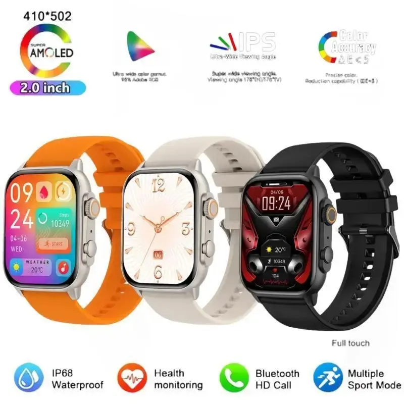 HK95-2-0-Inch-AMOLED-Smartwatch-Support-AOD-100-Sports-Modes-IP68 ...