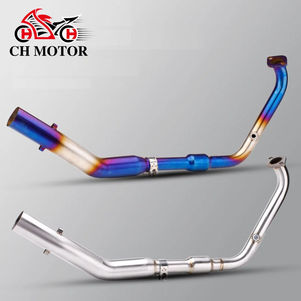 Motorcycle Exhaust Full Systems Stainless Steel Pipe Header Pipe For ...