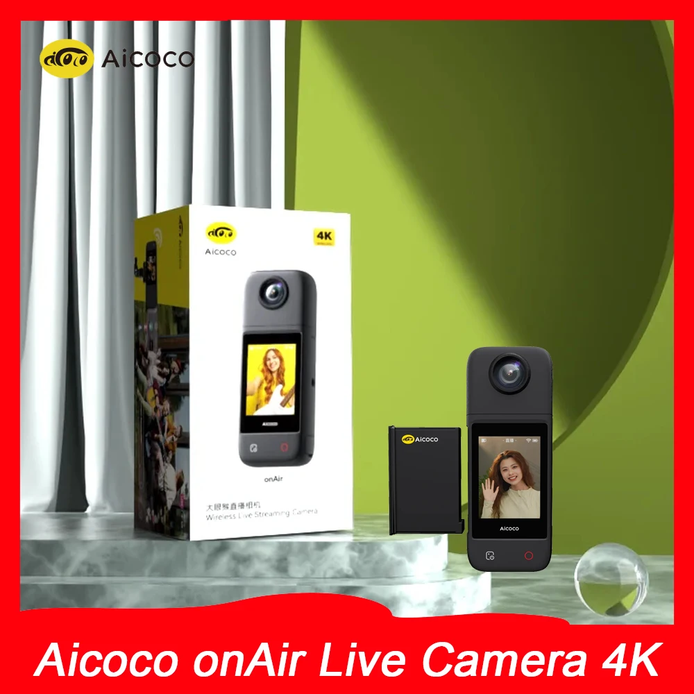 Aicoco-onAir-Live-Camera-4K-Ultra-Clear-Single-Machine-Long-Range-Multi ...