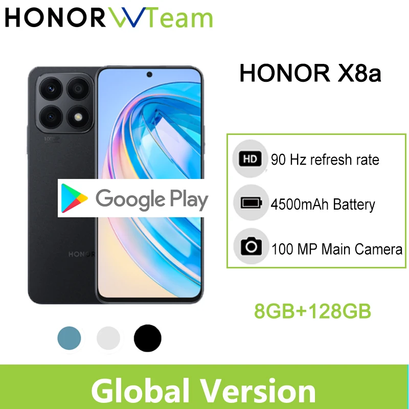 HONOR Teléfono Móvil Inteligente X8a versión Global, Smartphone con ...