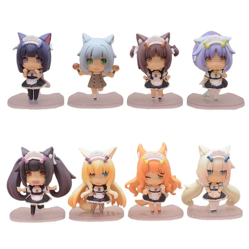 Nekopara Anime Figures Chocolate Vanilla Pvc Action Figure Cinnamon ...