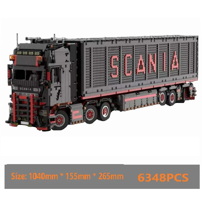 Scania Lkw R620 Anhänger Engineering Fahrzeug MOC 62038 RC ...