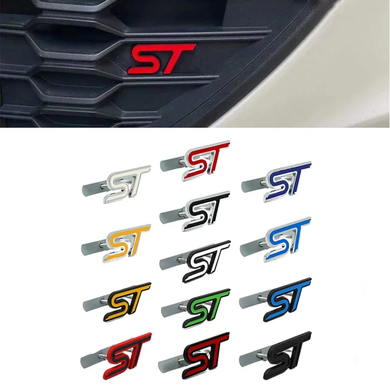 3D-Metal-ST-Front-Grille-Emblem-Badge-Car-Rear-Trunk-Auto-Sticker-For ...