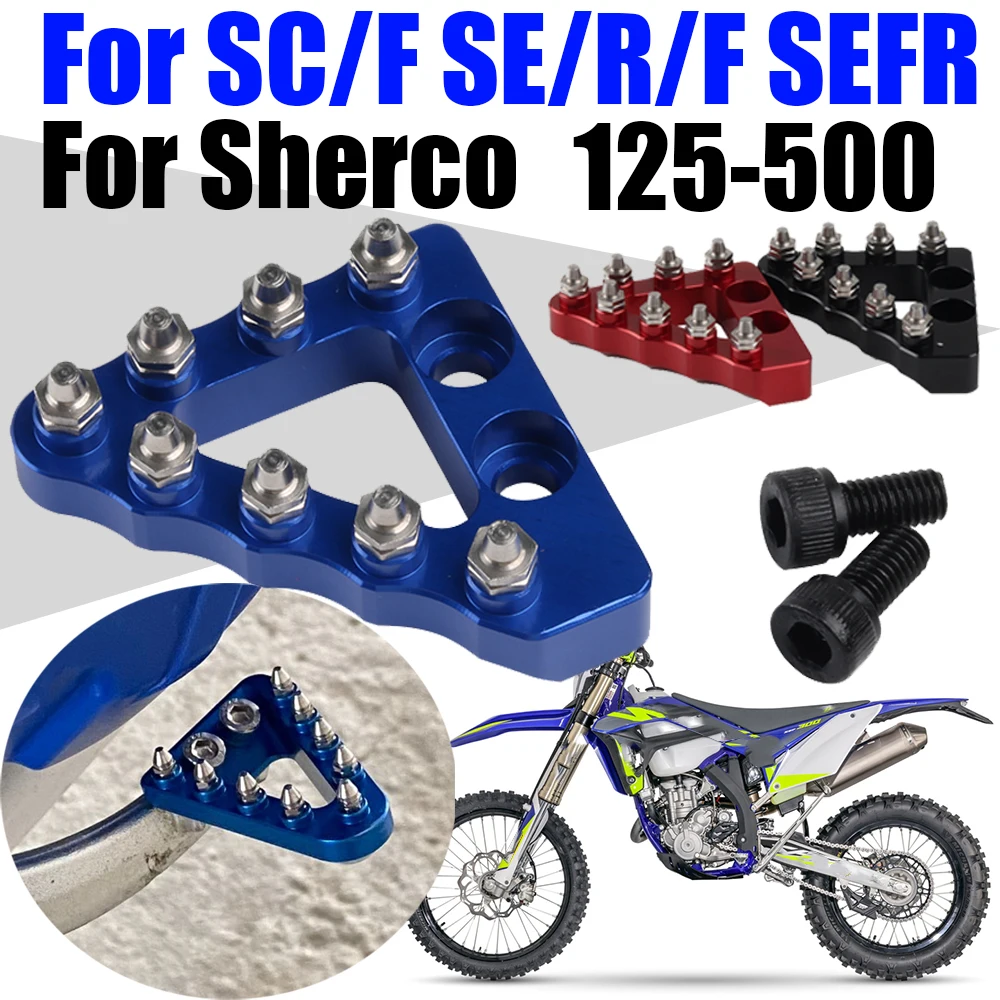 Motorcycle-Rear-Foot-Brake-Pedal-Step-Tip-Plate-Parts-For-Sherco-SC-SCF ...