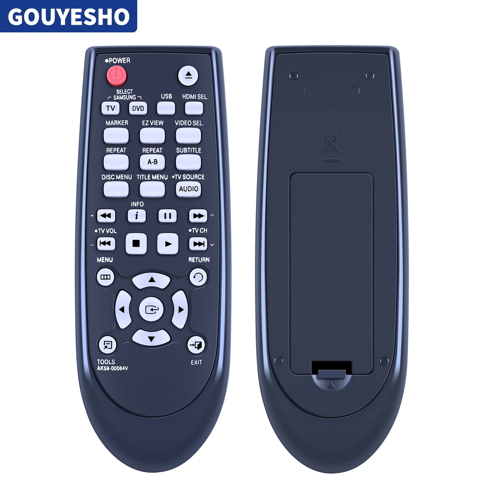 New AK59-00084V Remote Control work for Samsung DVD Player DVD-C550 DVD ...