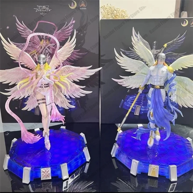 28cm-Anime-Digimon-Adventure-Figures-Angewomon-Angemon-LED-Action ...
