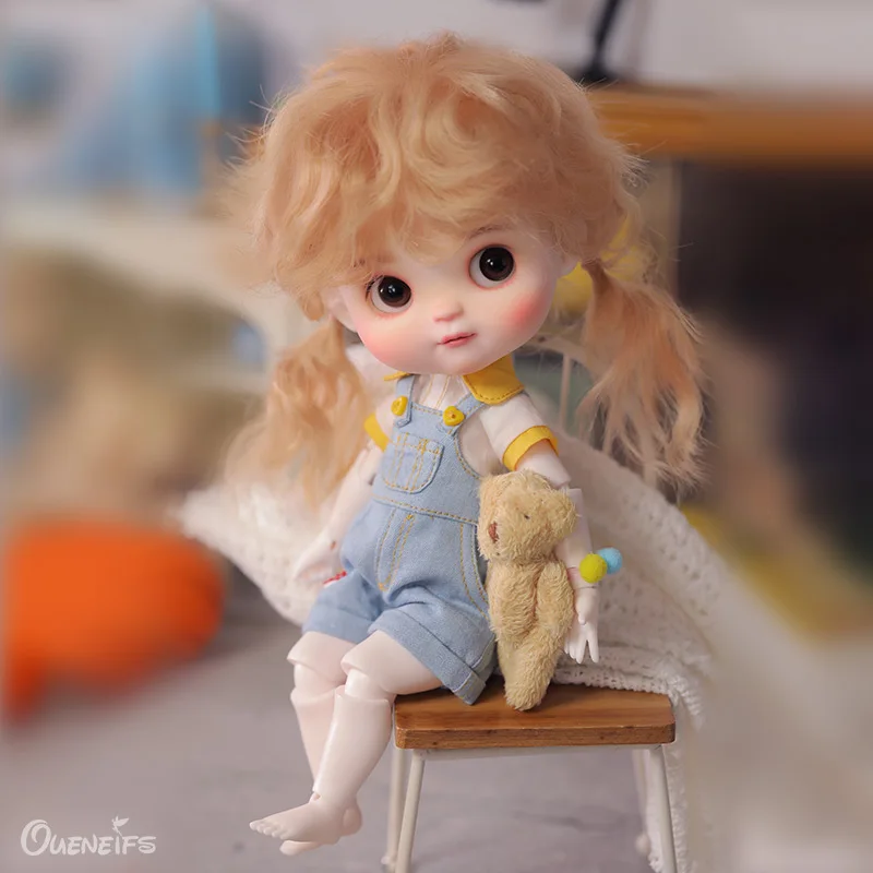 Tayce New Design Doll BJD 1/6 Omelet Body Suspenders curly Cute girl ...