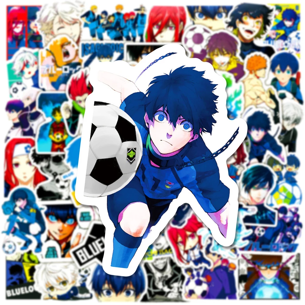10-30-50pcs-Cool-Football-Anime-Blue-Lock-Stickers-Cartoon-Isagi-Yoichi ...
