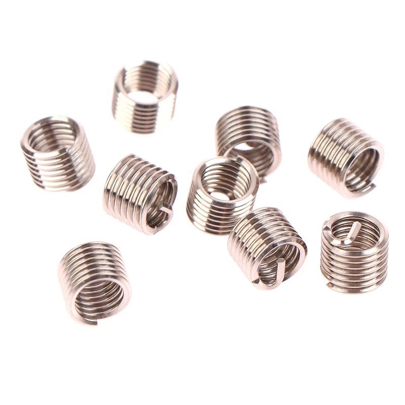 50pcs-set-304-Stainless-Steel-Wire-Thread-Insert-M6-X-1-0-1-5D-Insert ...