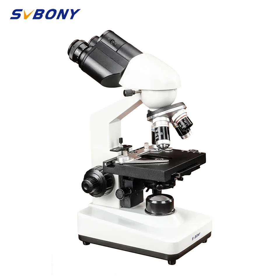 SVBONY-SM201-Binocular-Compound-Microscope-40-2500X-Dual-LED-Laboratory ...