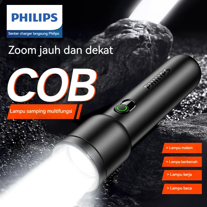 Philips-linterna-LED-port-til-EDC-recargable-con-luz-lateral-para ...