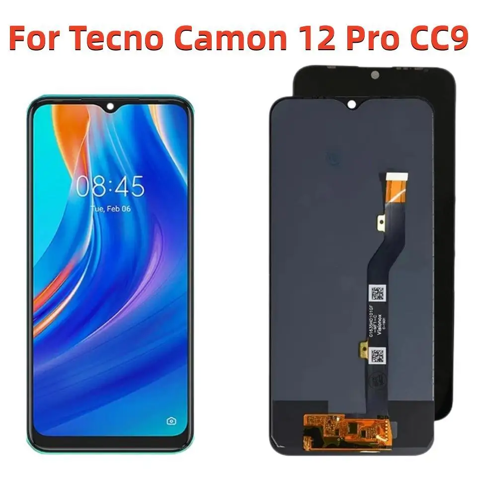 Test Lcd For Tecno Camon 12 Pro Cc9 Lcd Display Touch Screen Digitizer ...