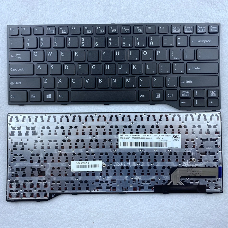 Us Laptop Keyboard For Fujitsu Lifebook E733 E734 E743 E744 U745 E546 ...