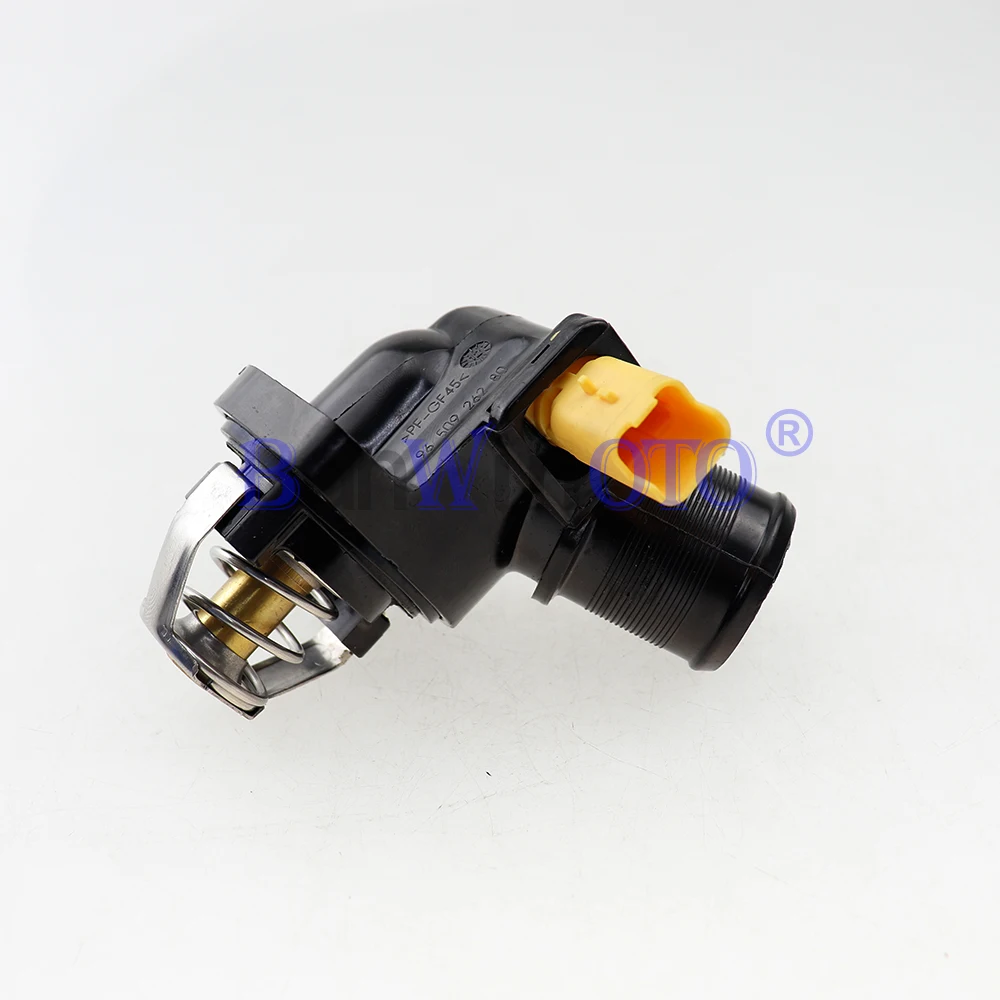 Thermostat Housing Cover Engine Coolant Water Outlet fit for Peugeot ...
