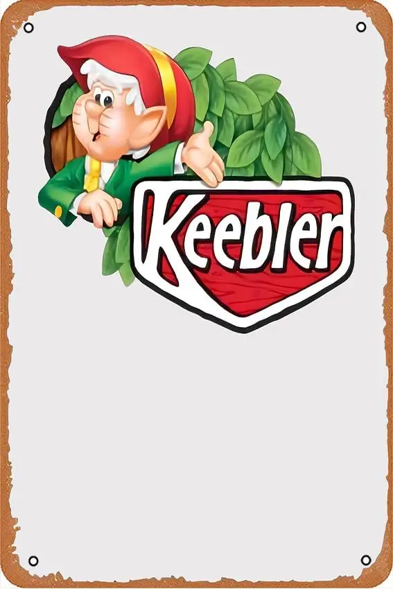 Why the Keebler Logo Metal Tin Sign Is a Must-Have for Retro Fanatics ...