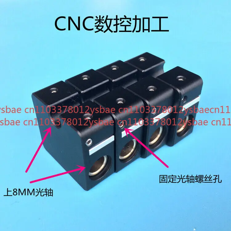4PCS UM3 UM2 Ultimaker 2 Aluminum Alloy Slide Block for 8mm Axis+ ...