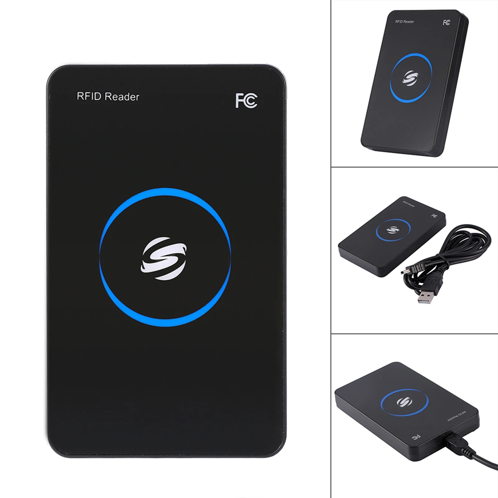 13.56MHZ Contactless HF RFID Smart IC USB Card Reader For one MF1 S50 ...