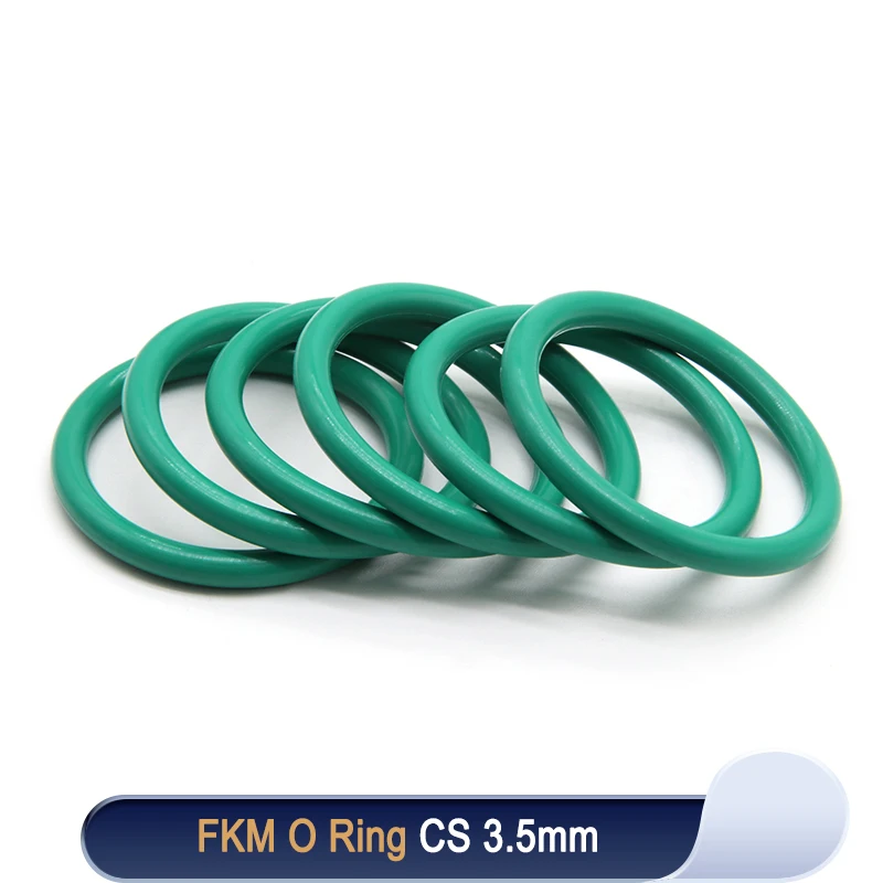 10pcsFKM-O-Ring-Sealing-Gasket-CS-3-5mm-OD-10-100mm-Insulation-Oil ...