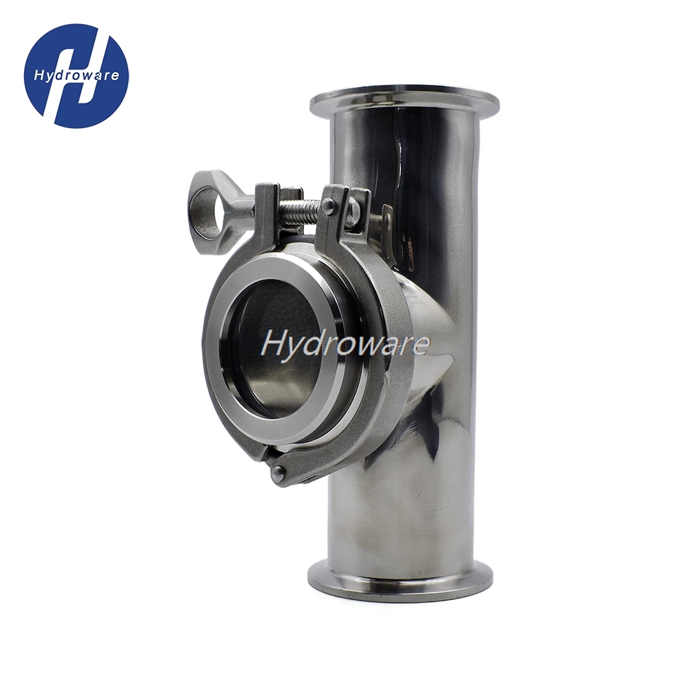 Sanitary Stainless Steel 304 Diopter Flow Indicator 1.5"-4" Tri Clamp ...