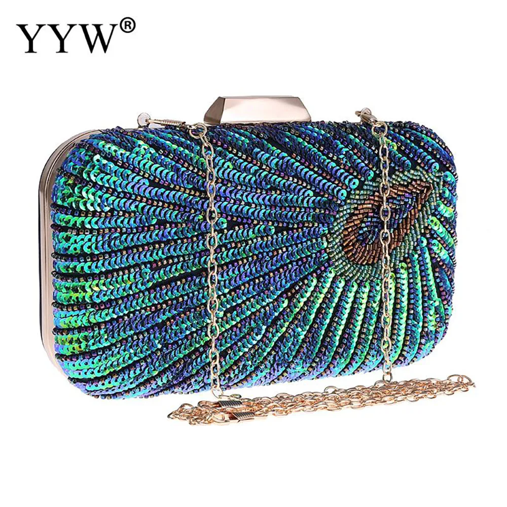 Women's Turquoise Blue Clutch Party Bag | Women's Luxury Party Clutches ...