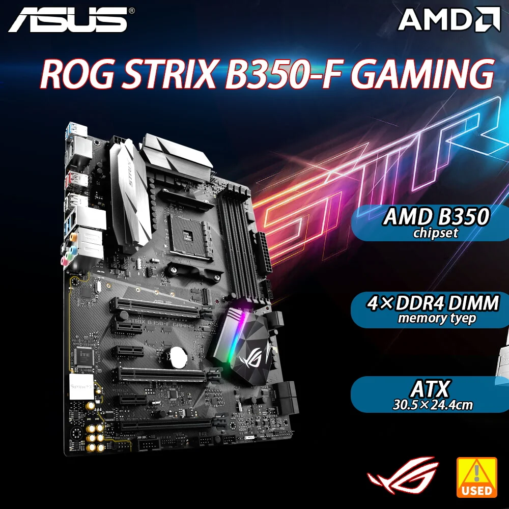 Am4-motherbaord-asus-rog-strix-B350-F-gaming-motherbaord-ddr4-amd-b350 ...