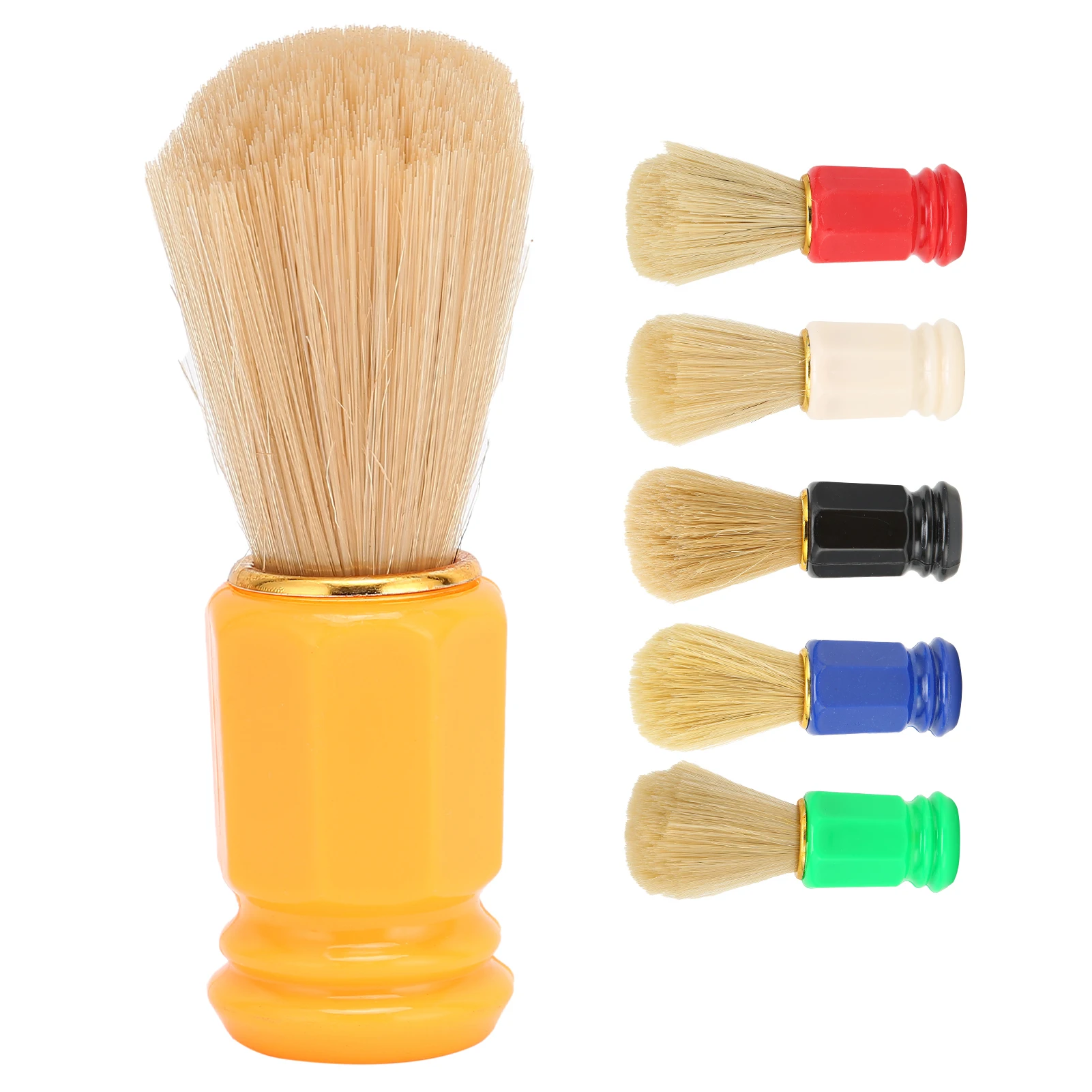Bristle-Hair-Shaving-Brush-Plastic-Handle-Men-s-Shaving-Tool-for-Barber ...