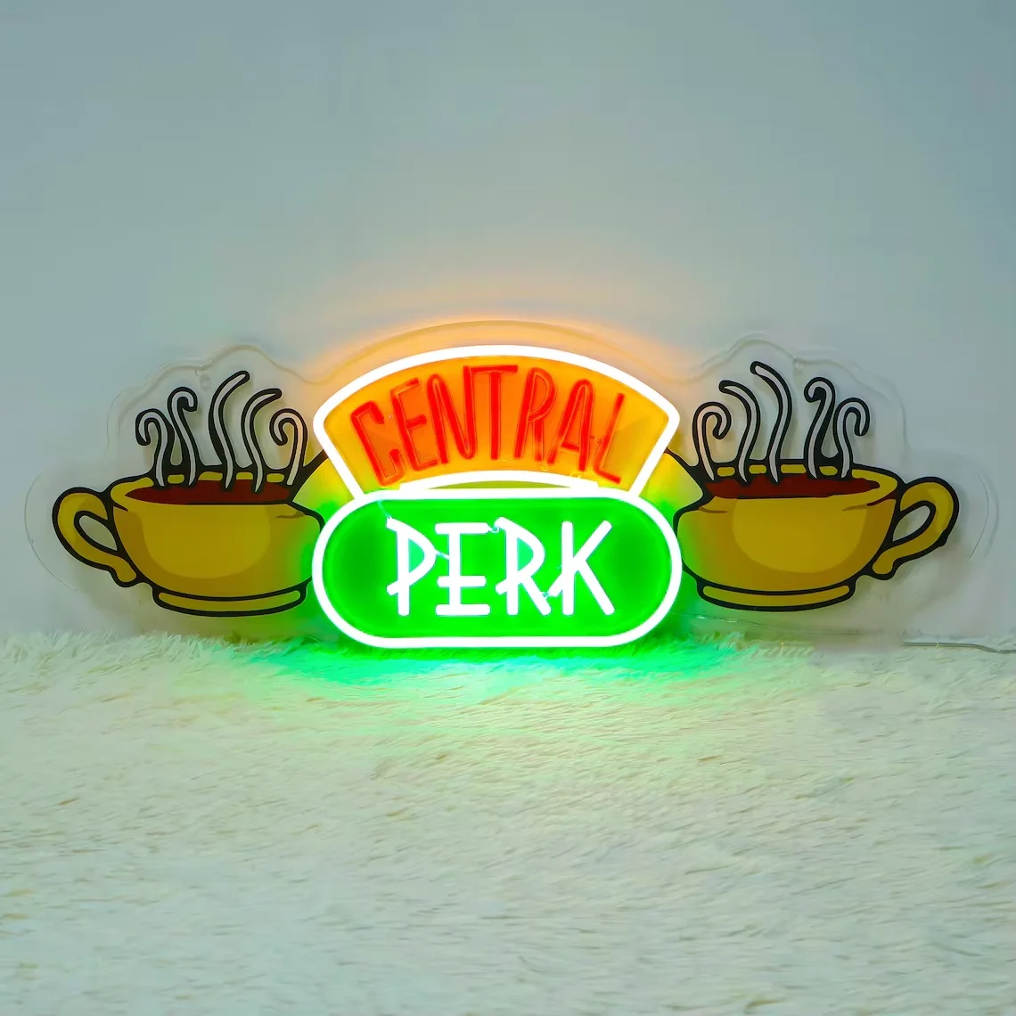 Central Perk Neon Sign UV Painted LED Neon Light sign Gift for Friends ...