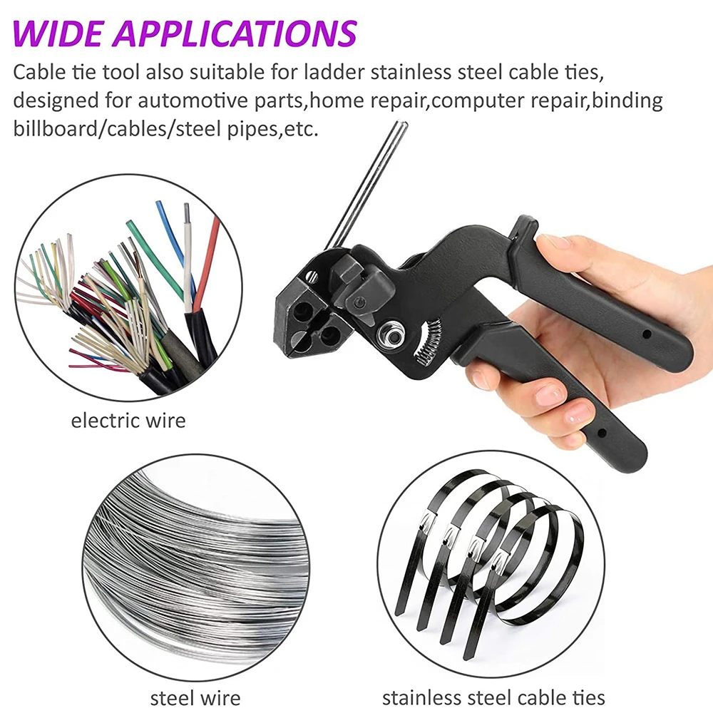 Stainless-Steel-Zip-Ties-Cutter-Cable-Ties-Gun-Zip-Tie-Tension-Tool ...