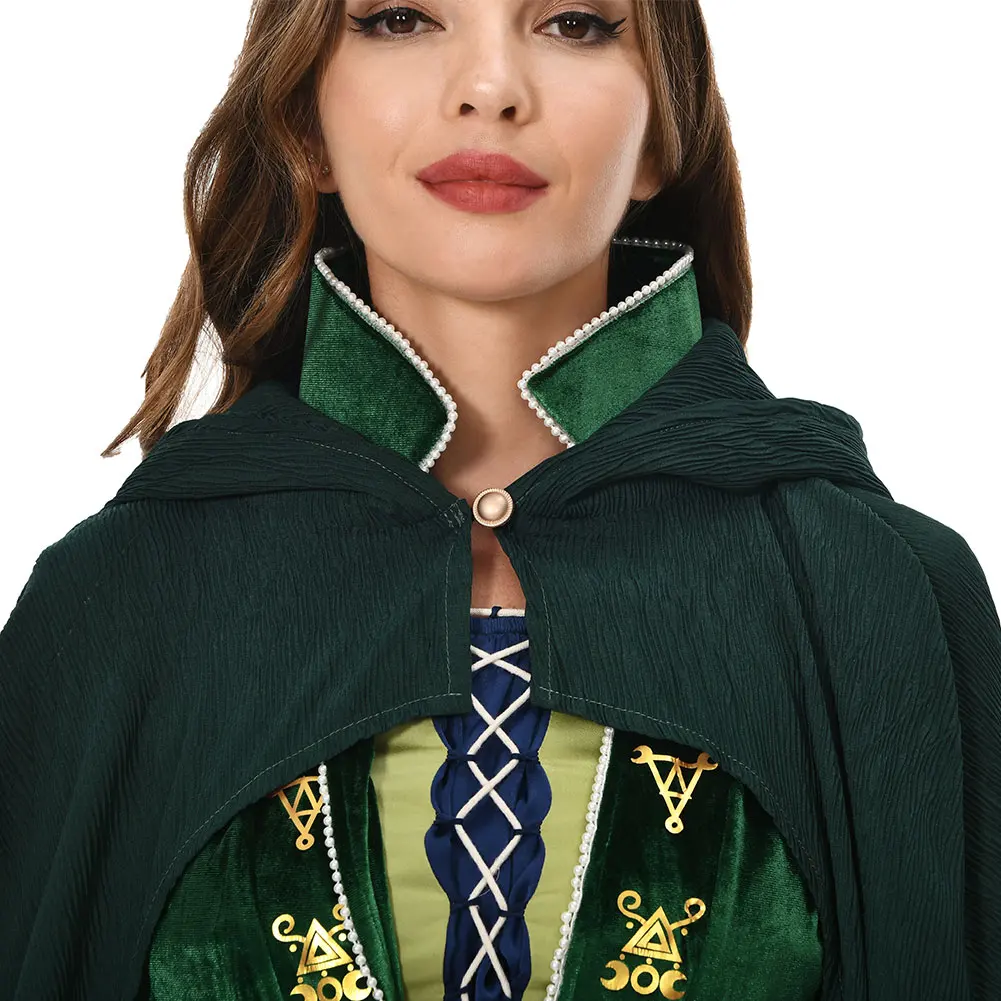 Anime Hocus Pocus 2 - 3 Sanderson Sisters Cosplay Costume For Women ...