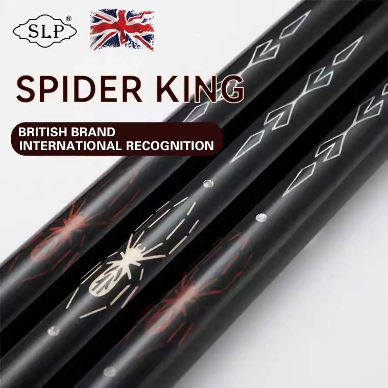 SLP-Spider-King-57-Handmade-spider-carving-Snooker-Pool-cue-3-4-Jointed ...